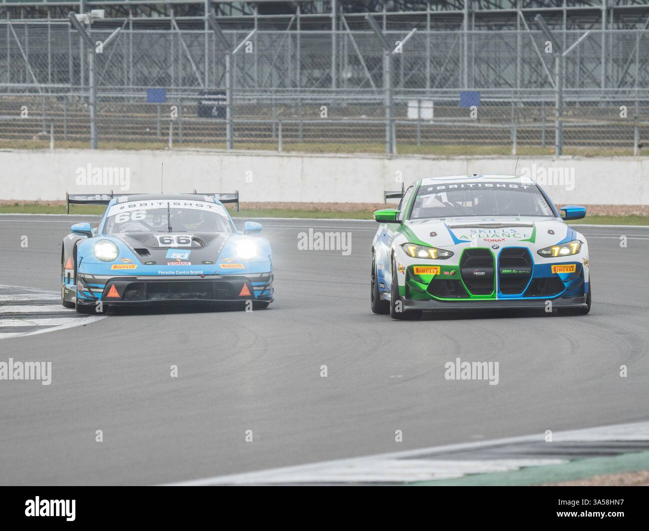 Silverstone, Northamptonshire, UK. 21st Mar 2025. The British GT ...