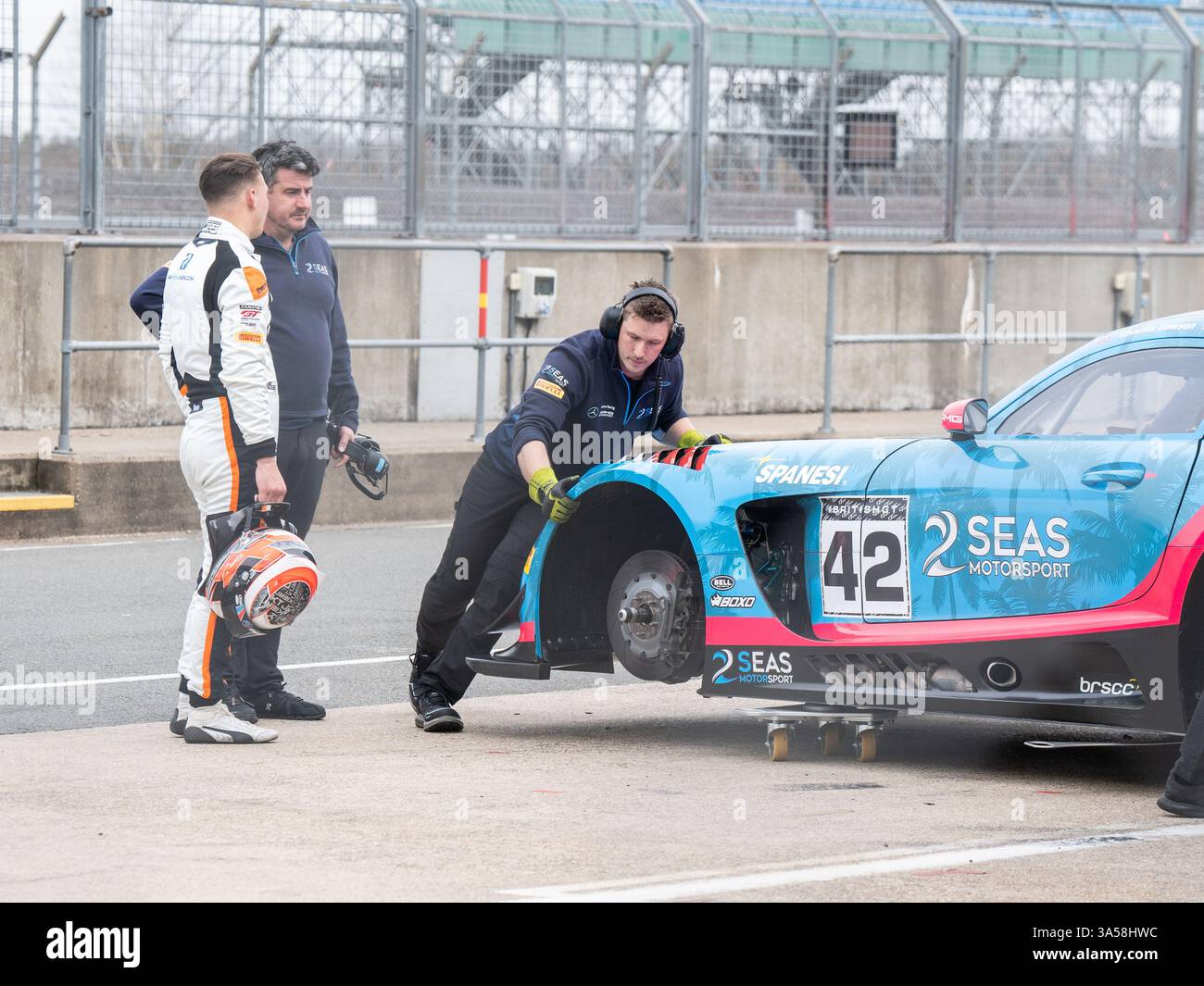 Silverstone, Northamptonshire, UK. 21st Mar 2025. The British GT ...