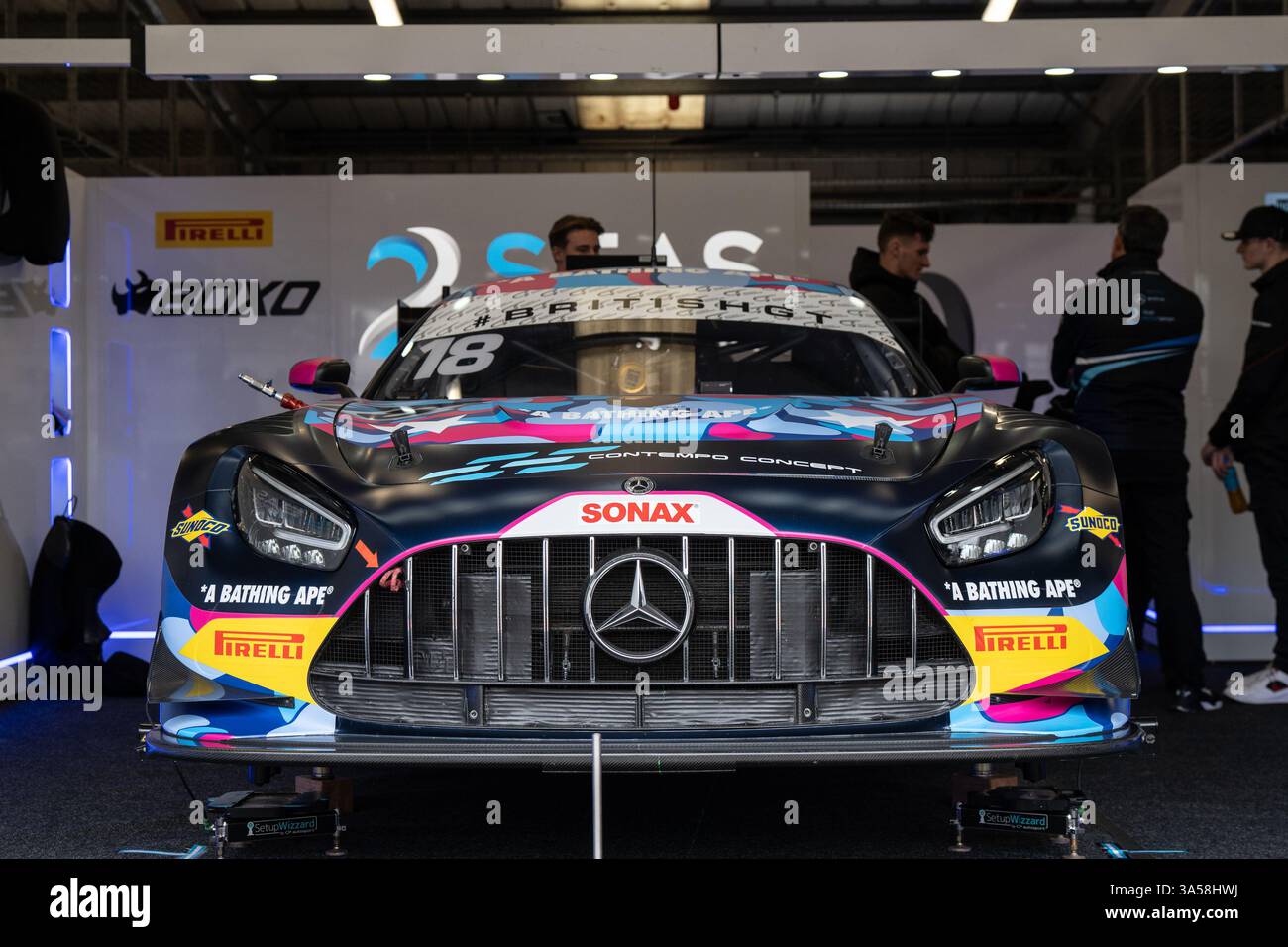 Silverstone, Northamptonshire, UK. 21st Mar 2025. The British GT ...