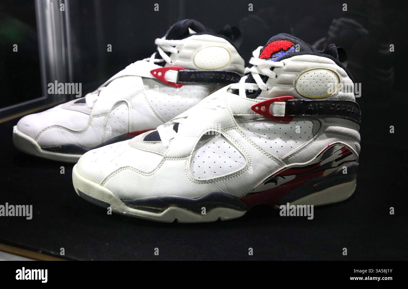 March 21, 2025, New York, New York, USA: Michael Jordan signed 1992 ...