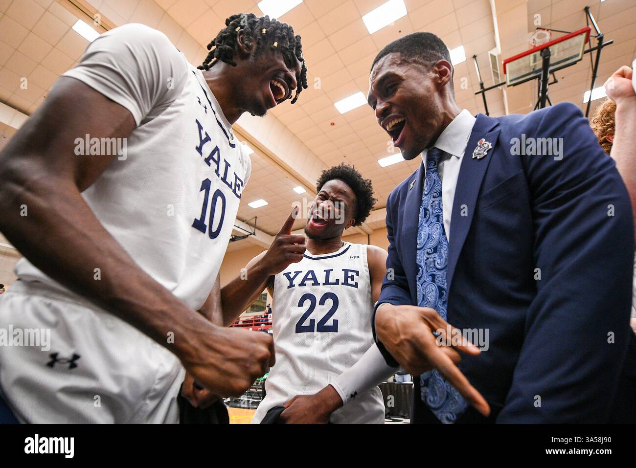 PROVIDENCE, RI - MARCH 16: Yale Bulldogs center Samson Aletan (10 ...