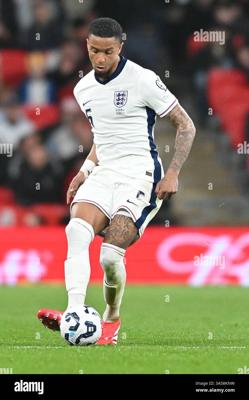 Ezi Konsa (5 England) Passes the ball during the FIFA World Cup 2026 ...