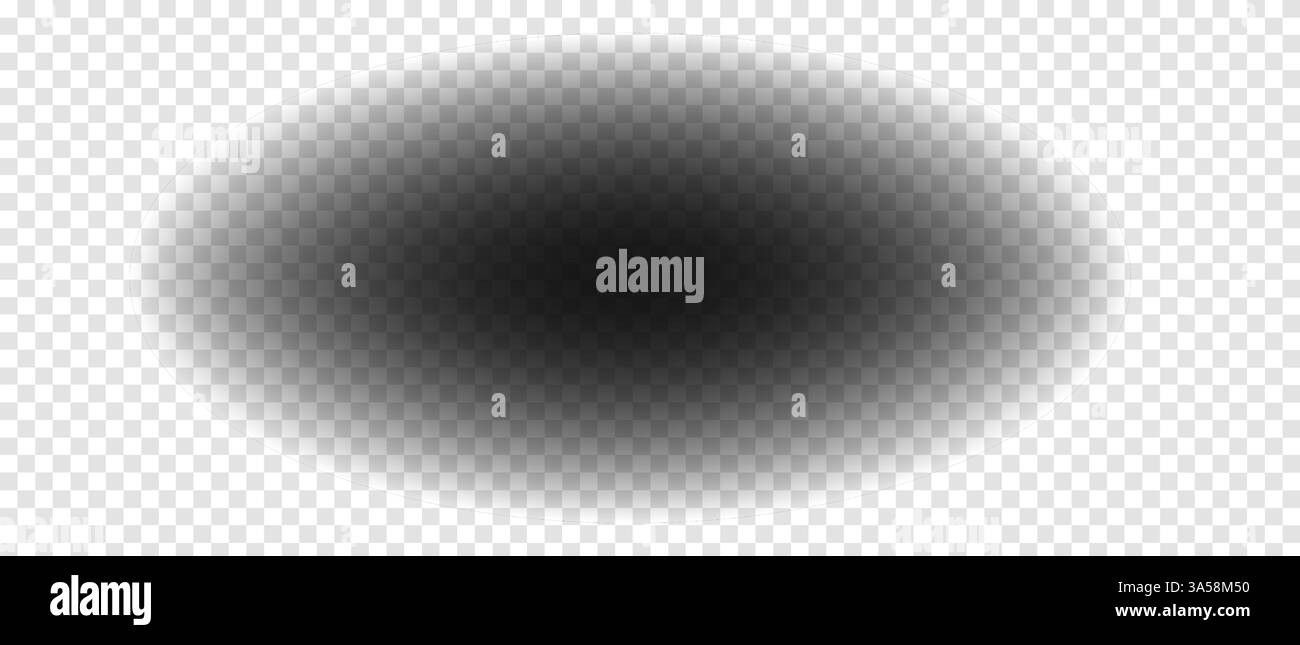 Black circle gradient background on grid background as a transparent ...