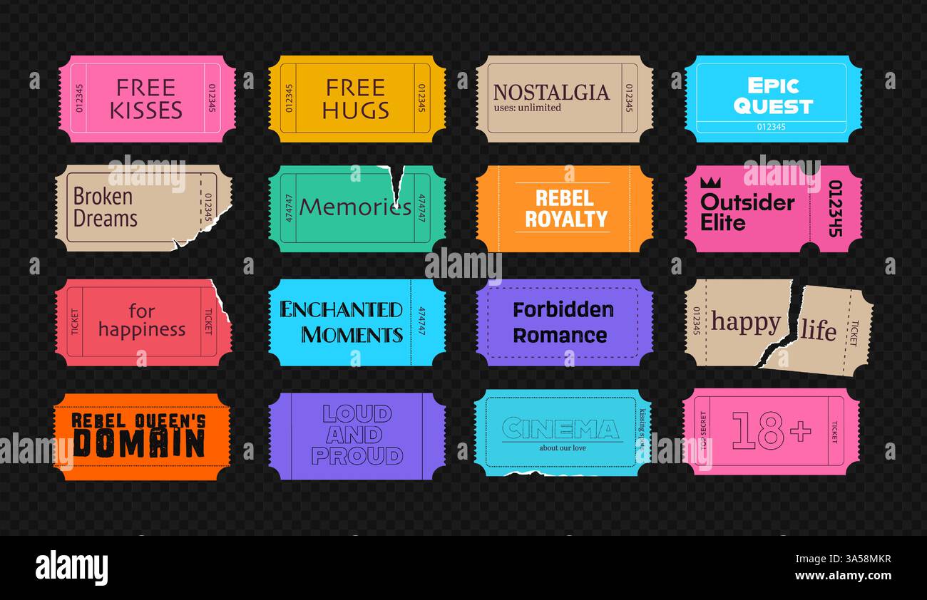 Ticket raffle prize Stock Vector Images - Alamy