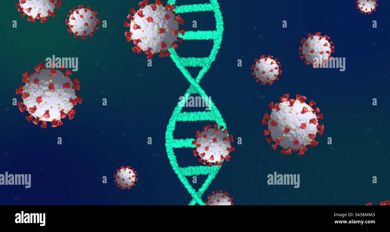 Floating dna strand coronavirus hi-res stock photography and images - Alamy