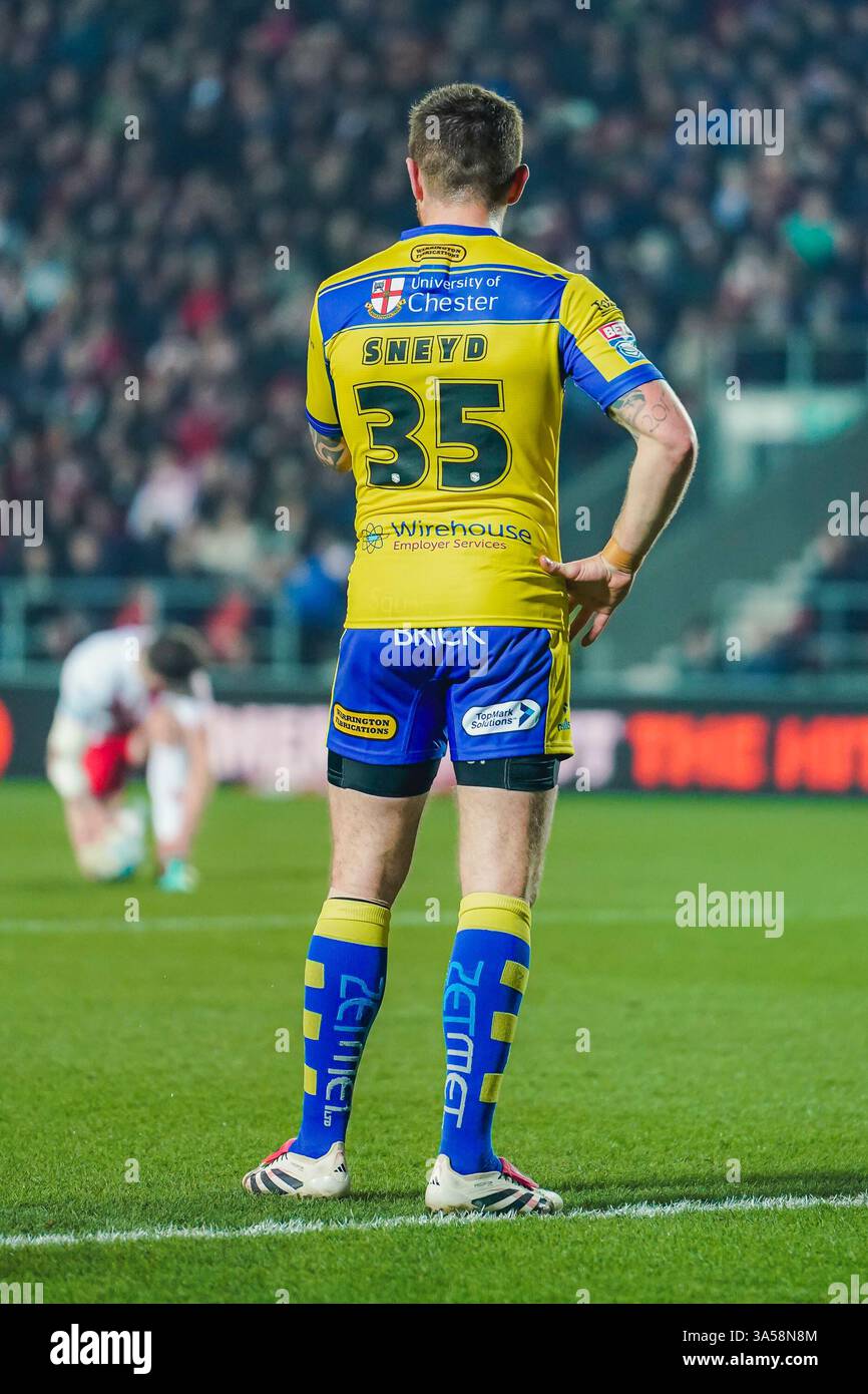 St Helens, Merseyside, UK. 21st March 2025. Super League Rugby Round 5 ...