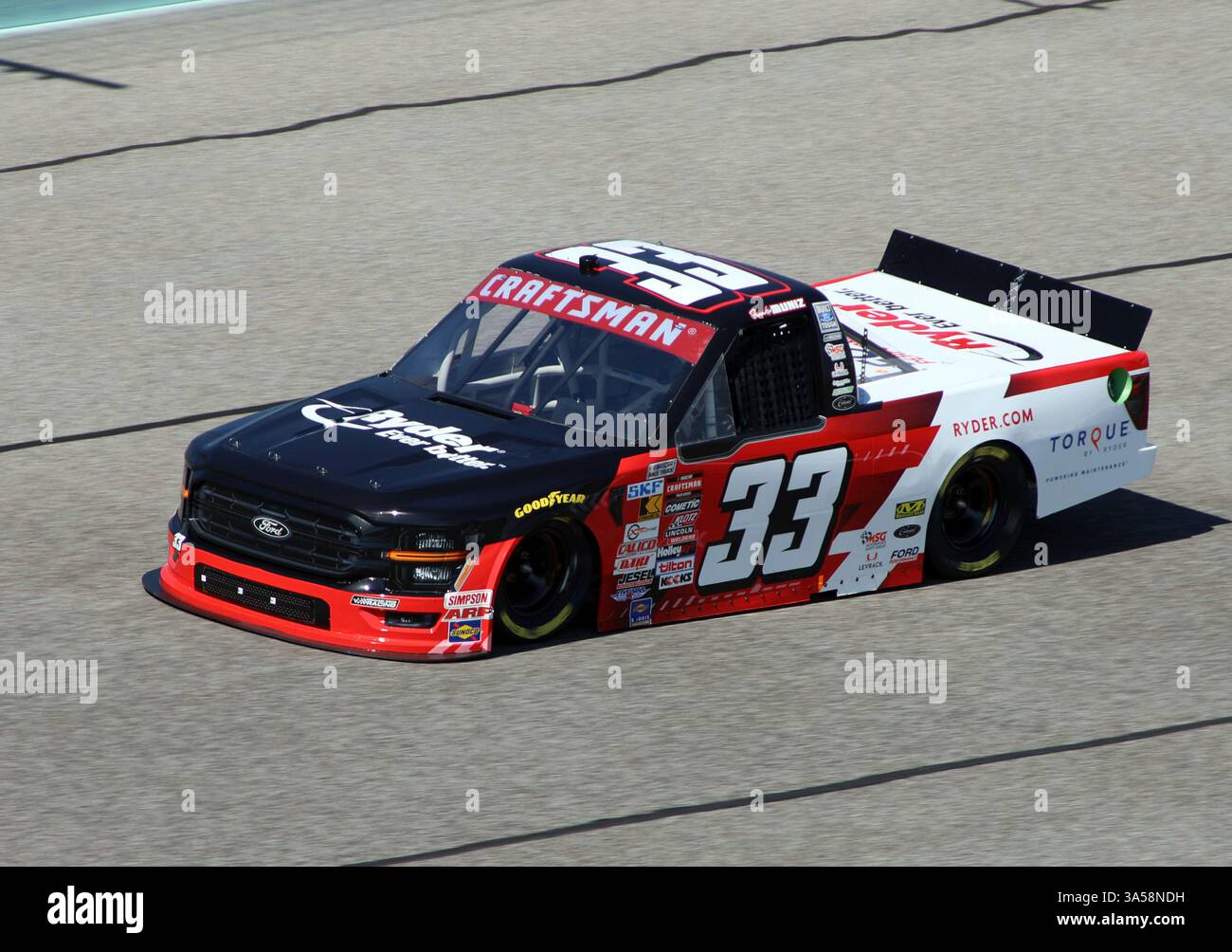 HOMESTEAD, FL - MARCH 21: Frankie Muniz (#33 Reaume Brothers Racing ...