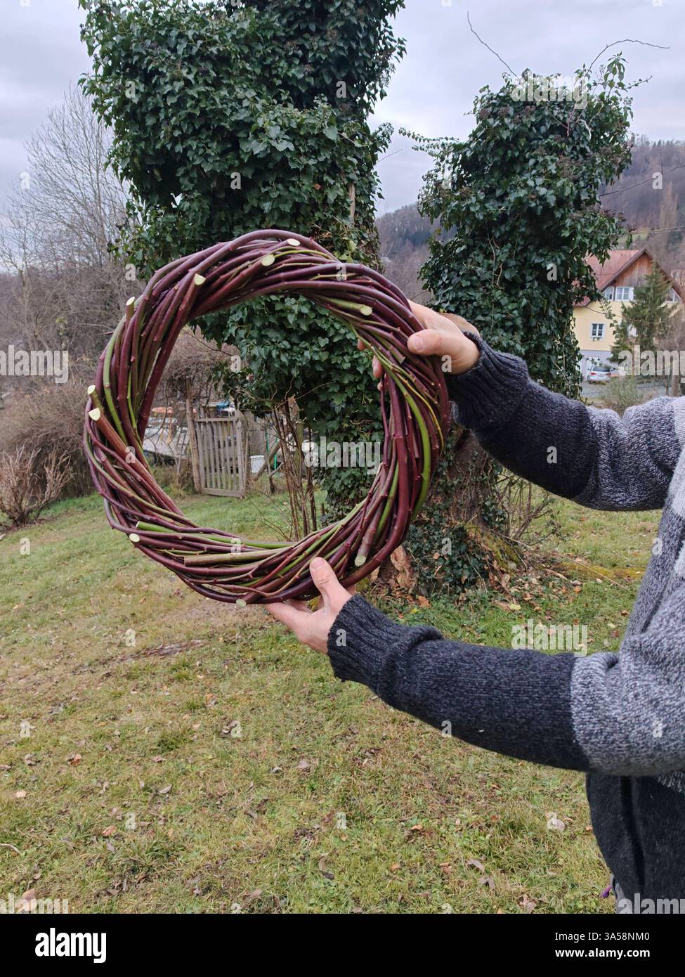 woven and intertwined shapes and structures, pattern and texture on a ...