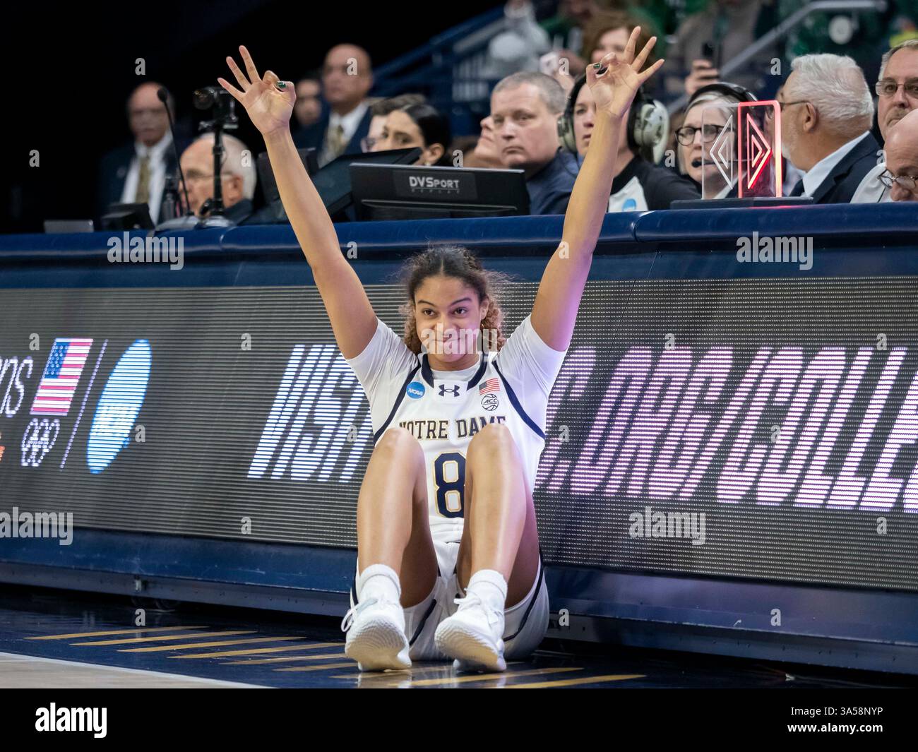 SOUTH BEND, IN - MARCH 21: Notre Dame Fighting Irish guard Cassandre ...