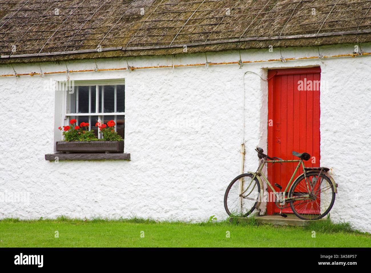 Folk Museum, Glencolmcille Village, County Donegal, Ireland Stock Photo ...