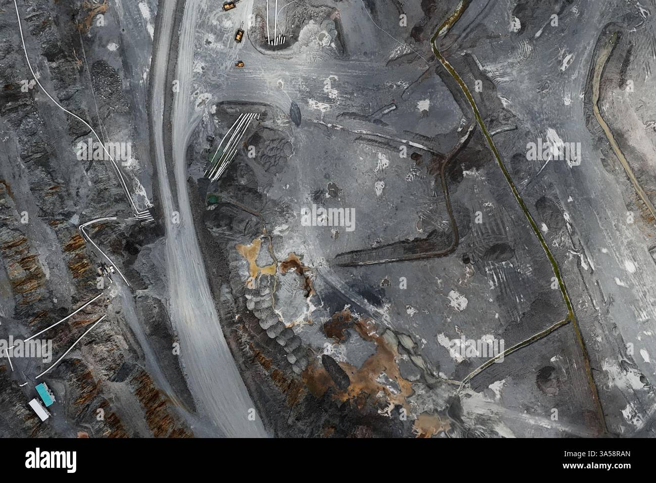 The open pit at the Cobre Panama copper mine during a press tour of the ...
