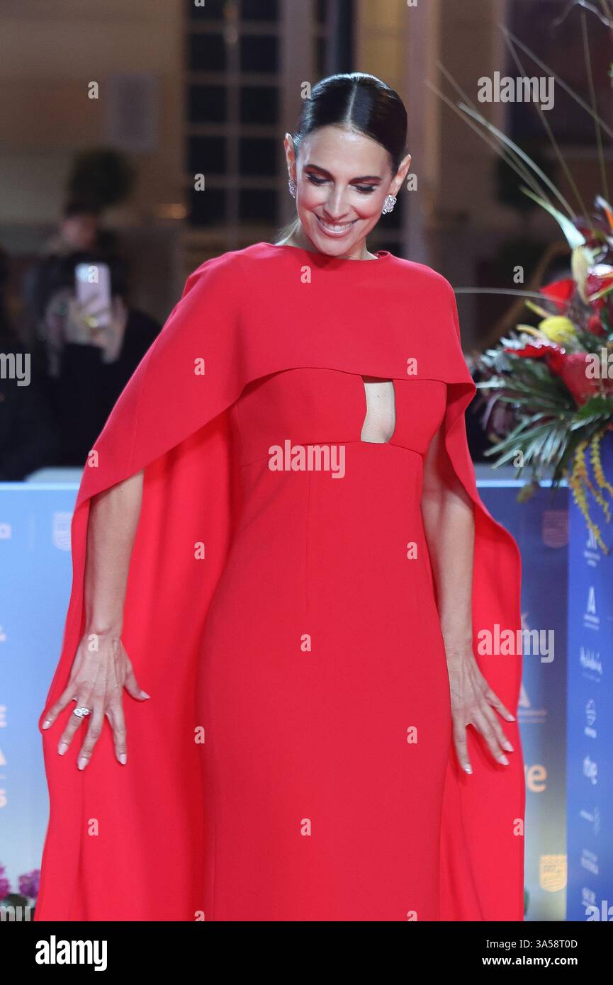 March 21, 2025: March 21, 2025 (Malaga) The singer Nuria Fergo poses on ...
