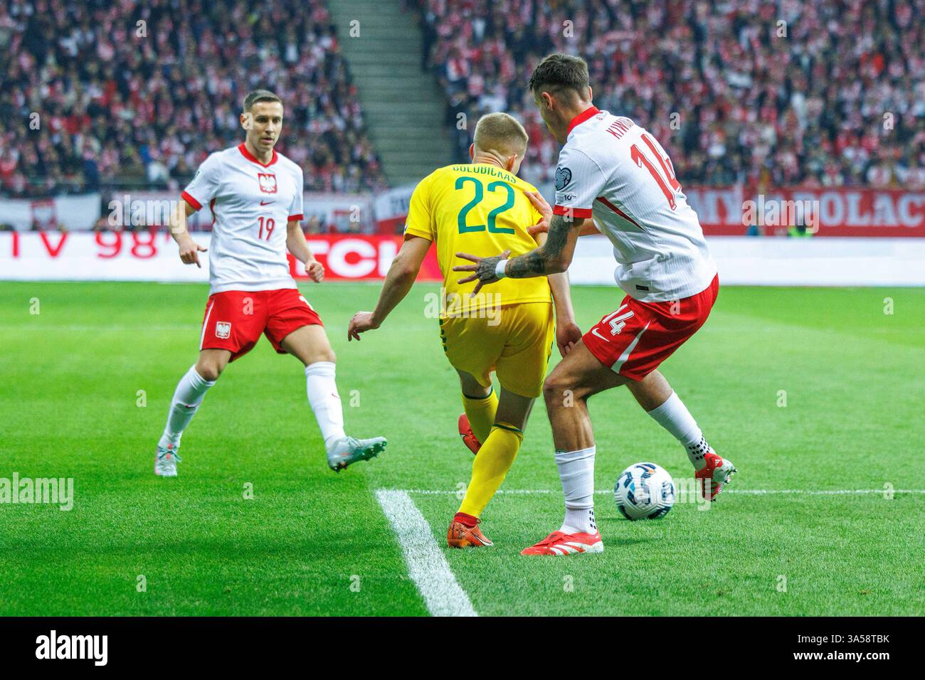 WARSZAWA, POLAND, Mar 21 2025, QUALIFIERS FOR THE WORLD CUP 2026, MATCH ...
