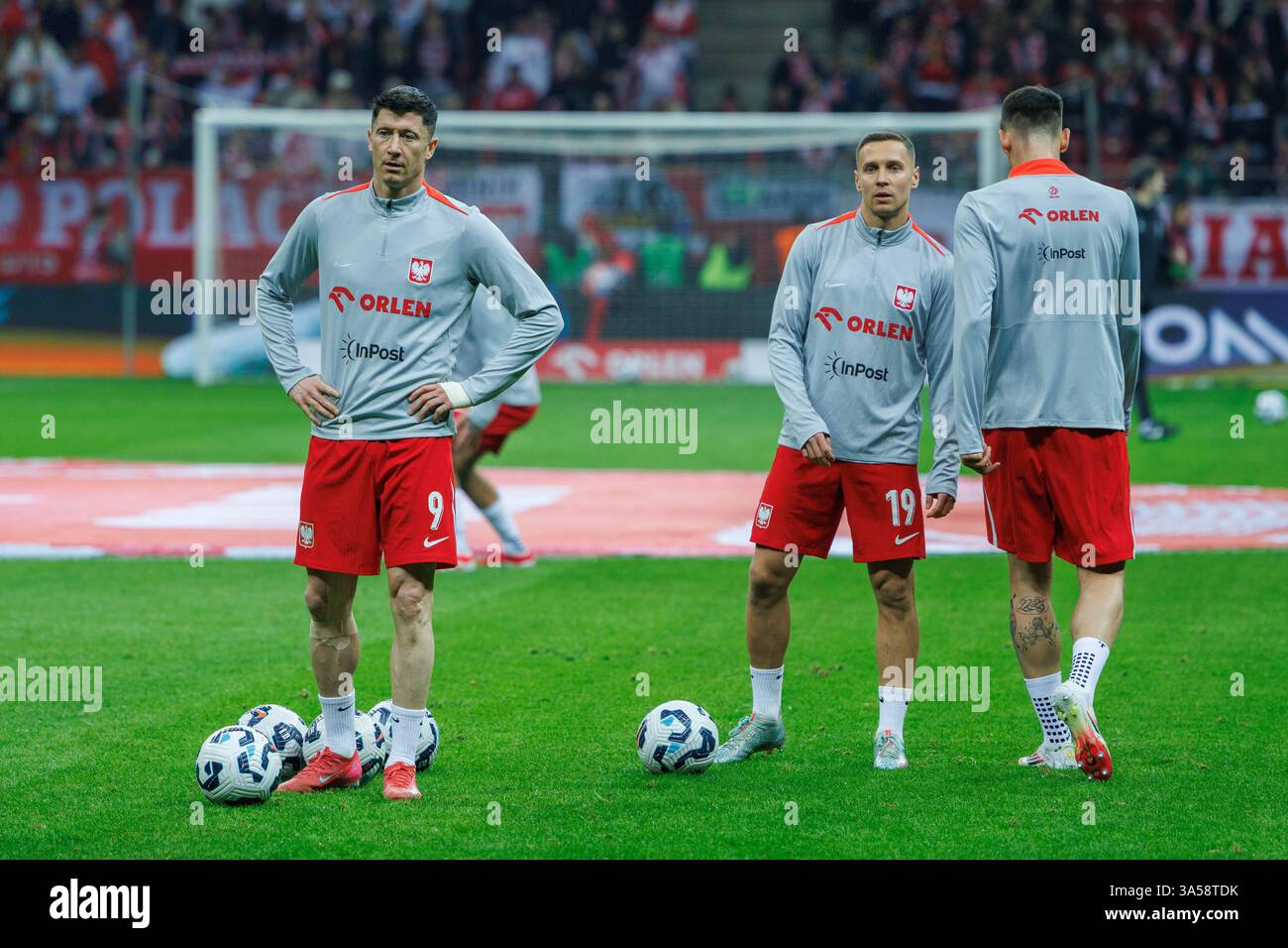 WARSZAWA, POLAND, Mar 21 2025, QUALIFIERS FOR THE WORLD CUP 2026, MATCH ...