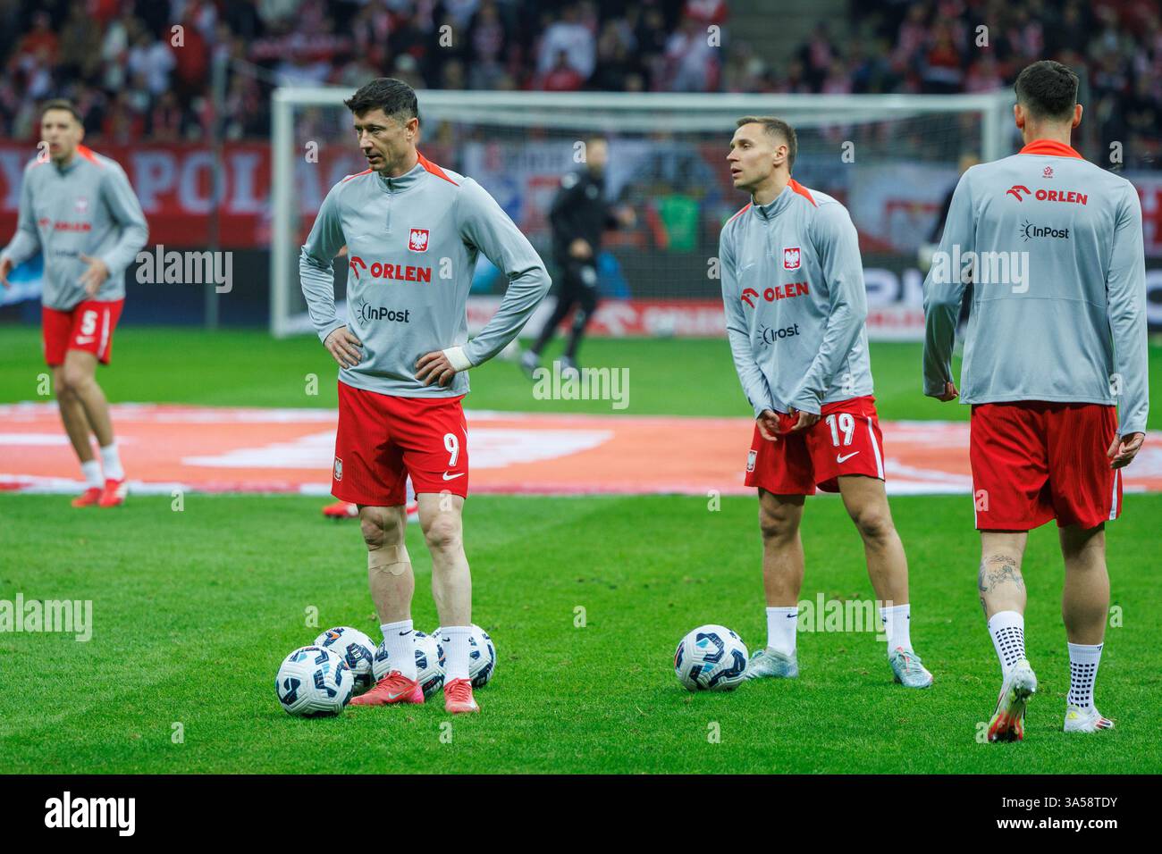 WARSZAWA, POLAND, Mar 21 2025, QUALIFIERS FOR THE WORLD CUP 2026, MATCH ...