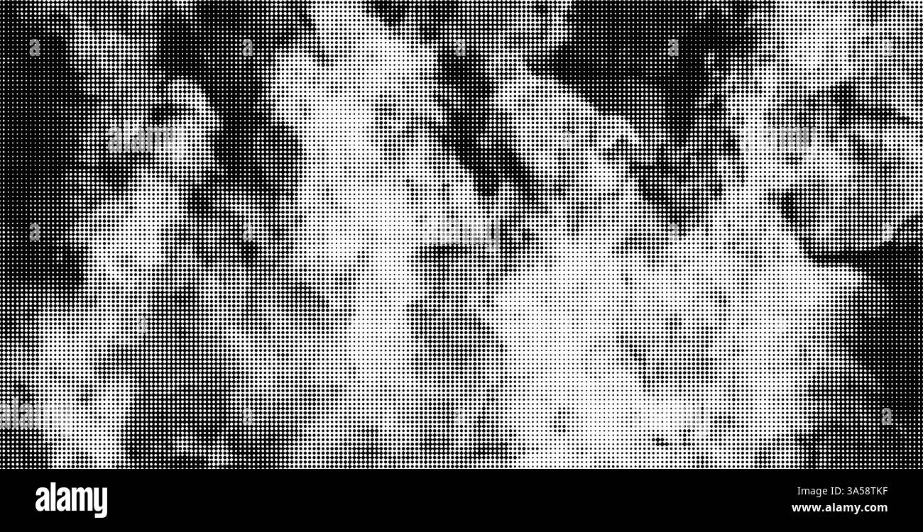 Halftone overlay texture. With an illustration of smoke and fire ...