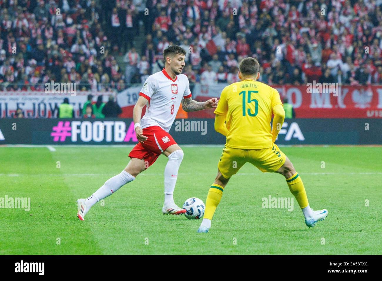 WARSZAWA, POLAND, Mar 22 2025, QUALIFIERS FOR THE WORLD CUP 2026, MATCH ...