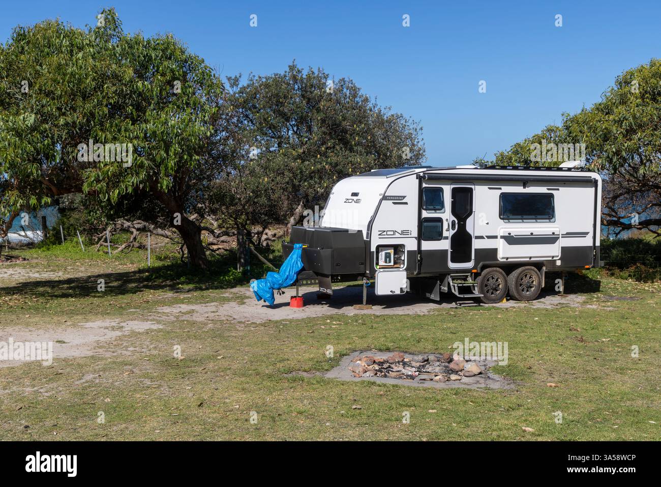 Beach camping at Gillard's campground in Mimosa Rocks national park ...