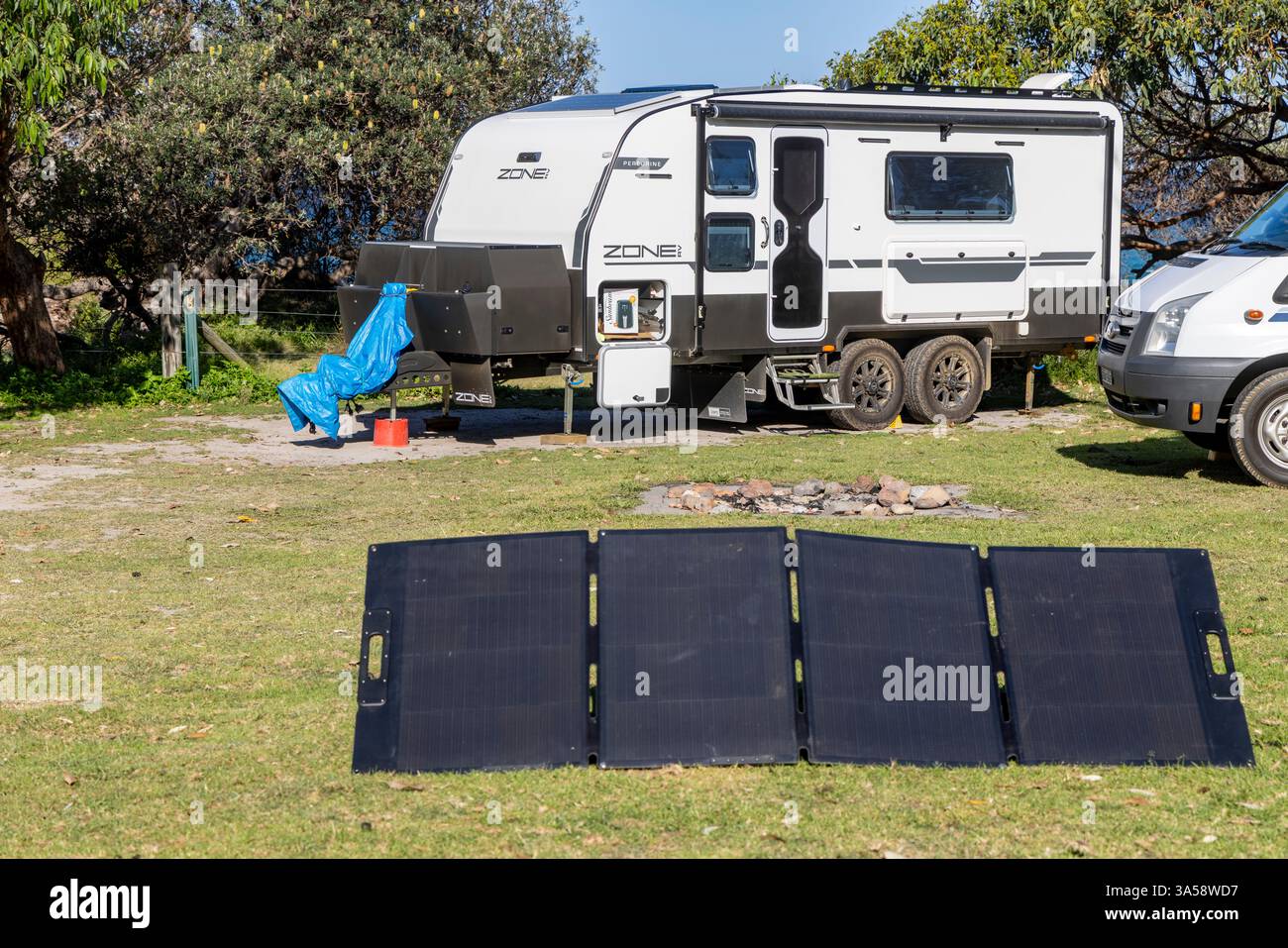 Beach camping at Gillard's campground in Mimosa Rocks national park ...