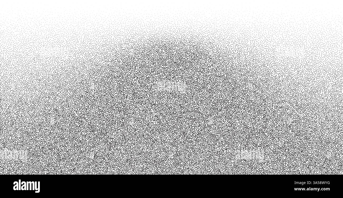 Grainy noise background with distressed paper pattern. Black and white ...