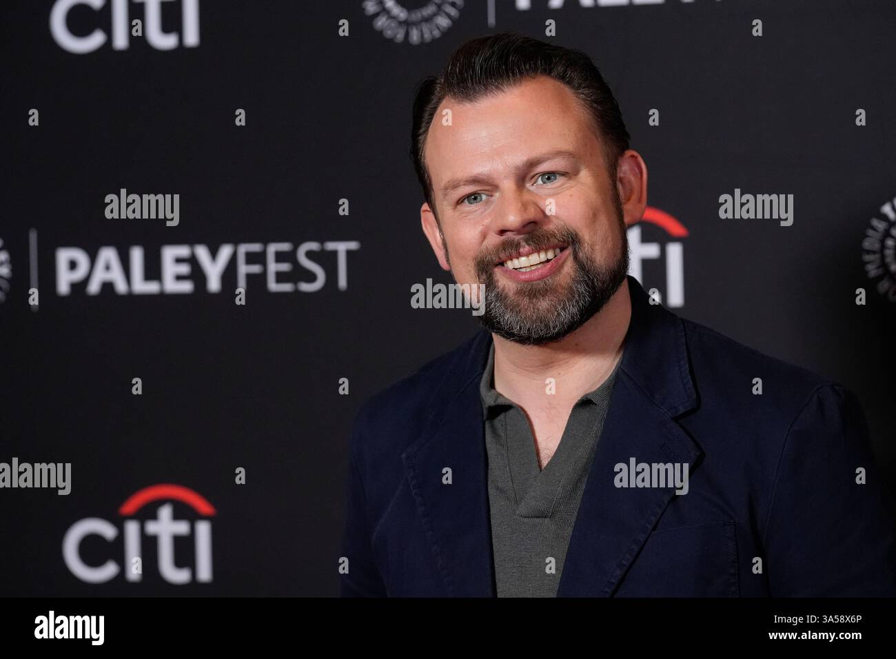 Dan Erickson arrives at a screening of "Severance" during PaleyFest, on ...