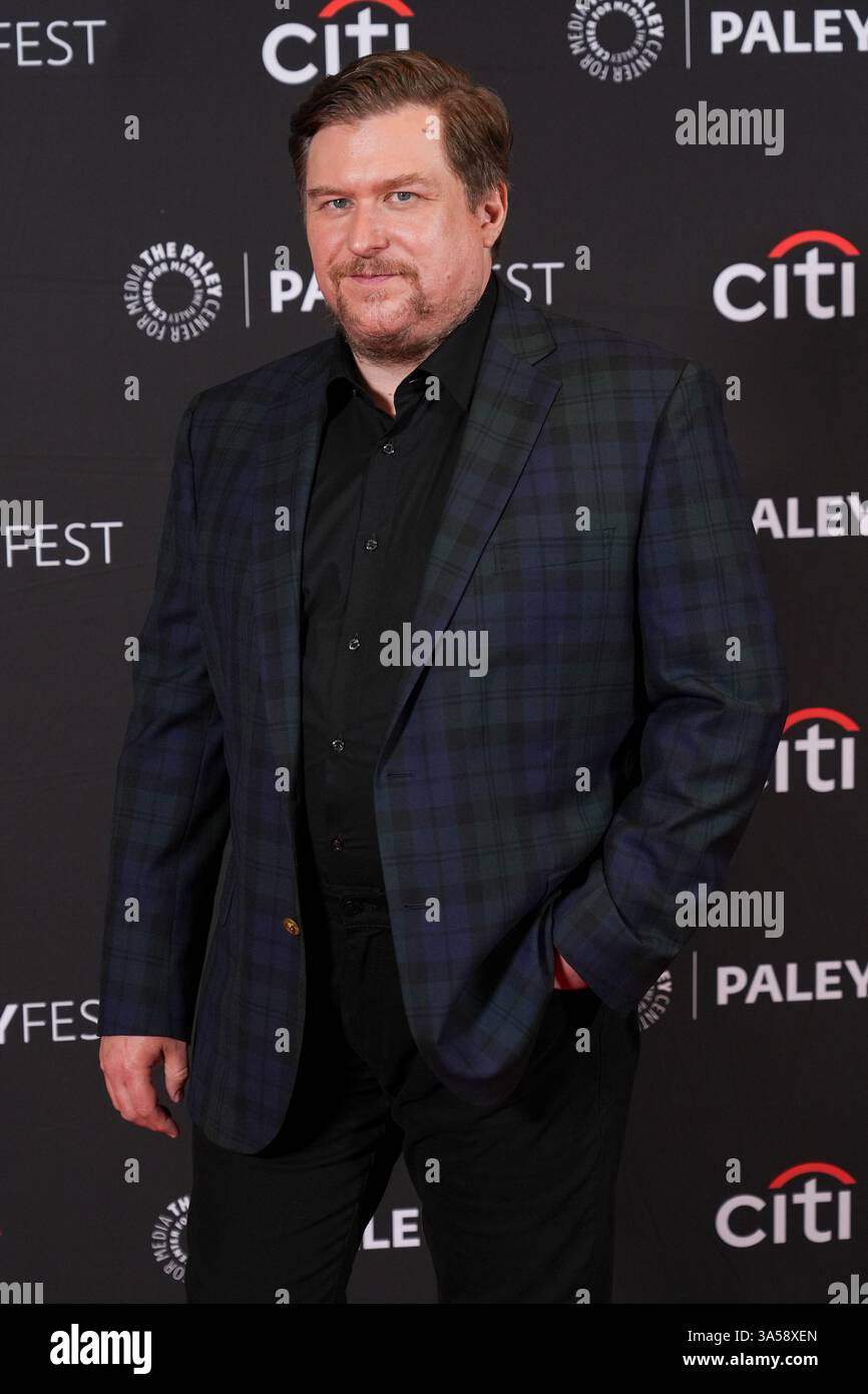 Michael Chernus arrives at a screening of "Severance" during PaleyFest ...