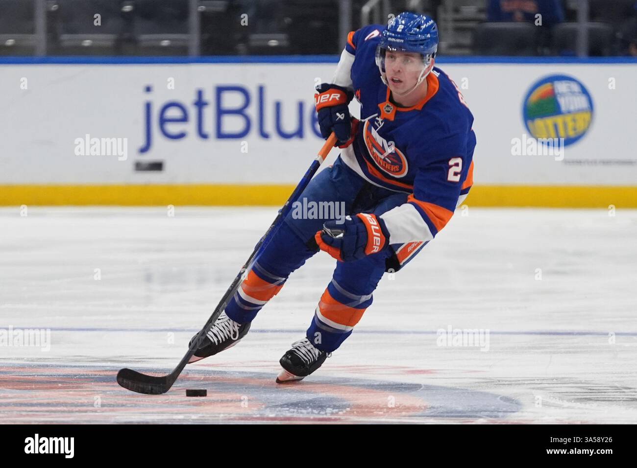 New York Islanders' Mike Reilly (2) during the second period of an NHL ...