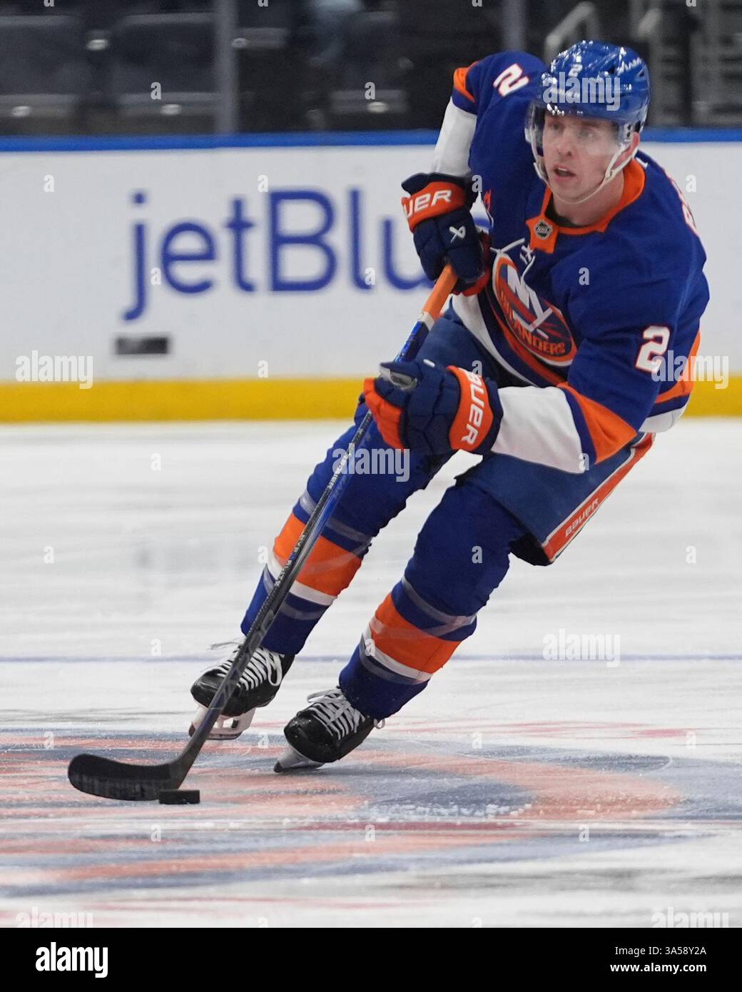 New York Islanders' Mike Reilly (2) during the second period of an NHL ...