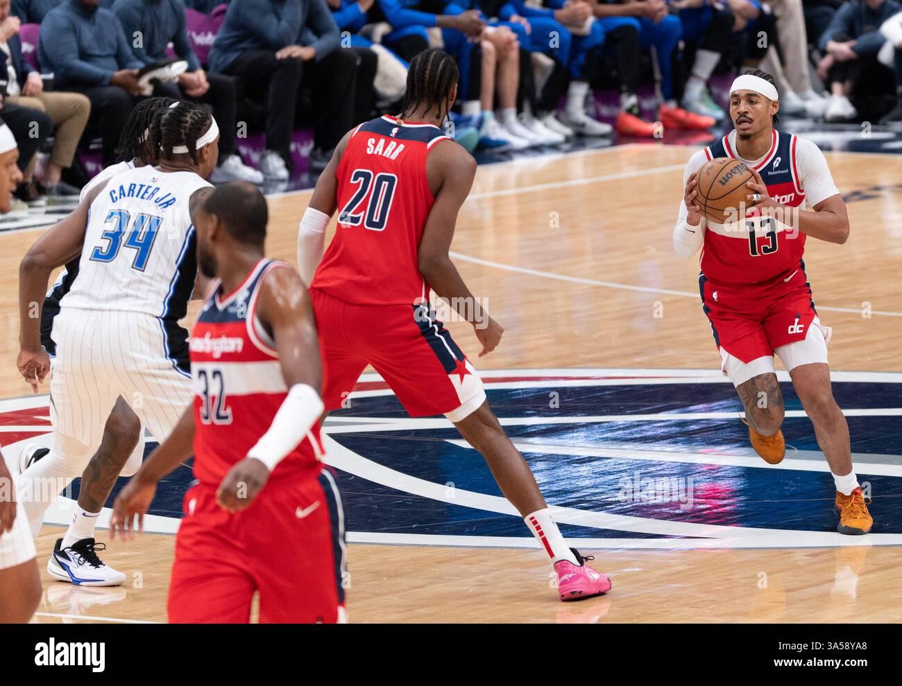 WASHINGTON, DC - MARCH 21: Washington Wizards guard Jordan Poole (13 ...