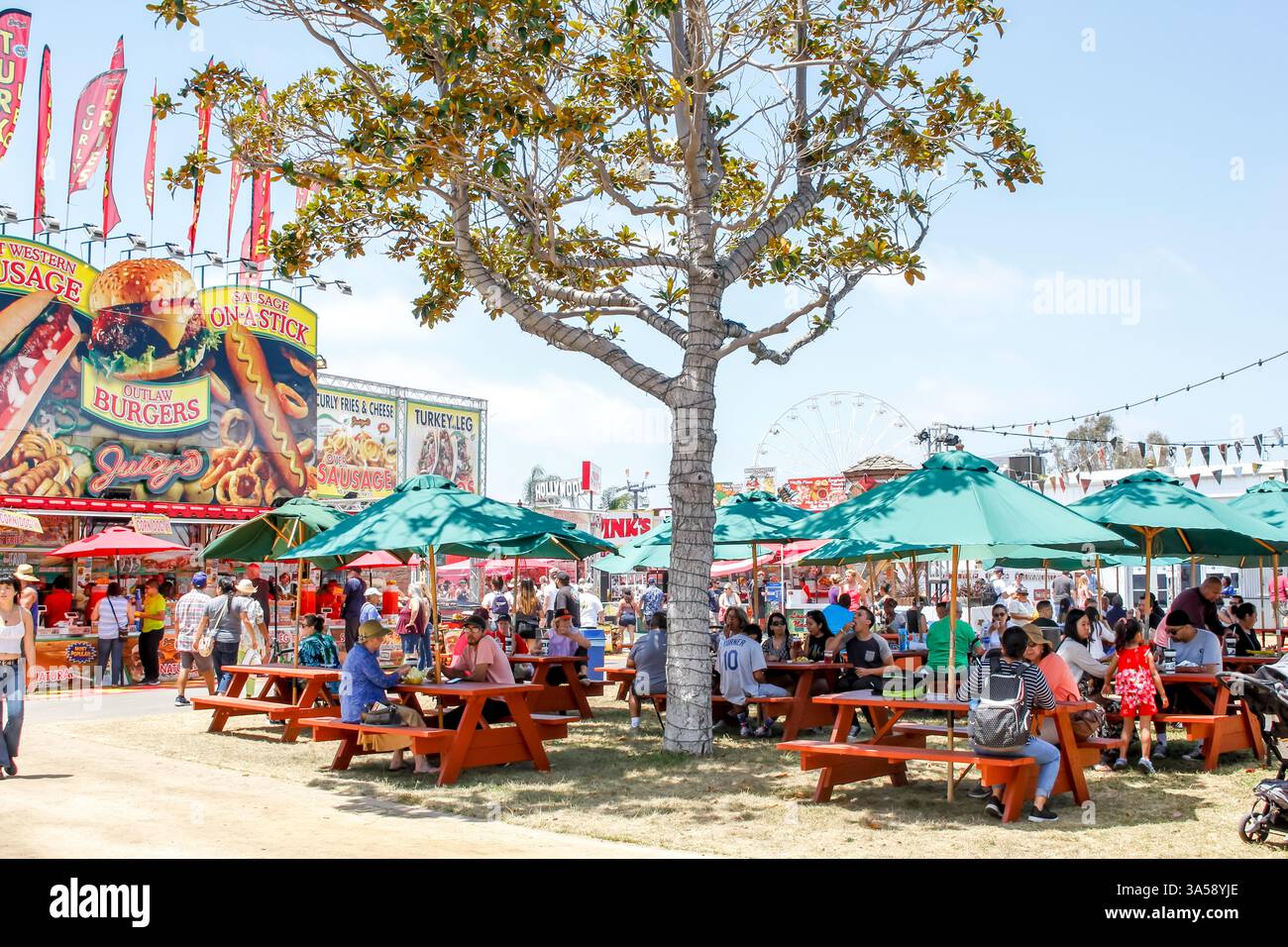 Costa Mesa, California, United States - 07-17-2019: A view of guests ...