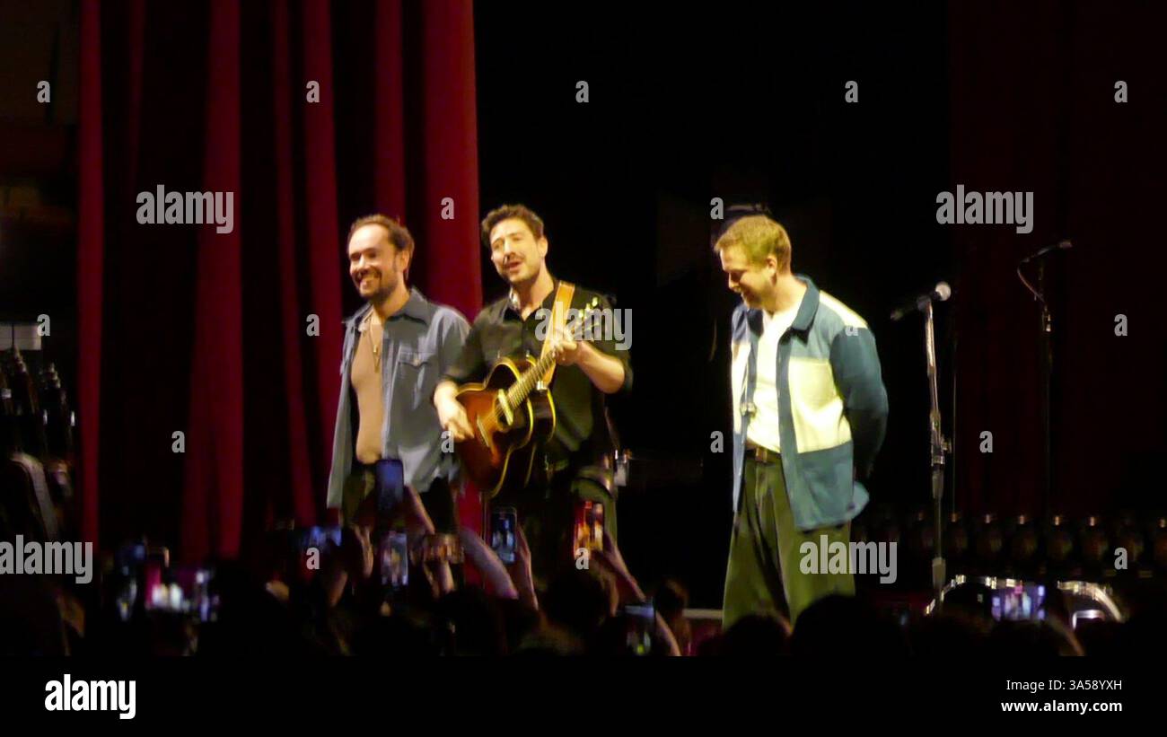 Los Angeles, California, USA 20th March 2025 Singer Marcus Mumford and ...