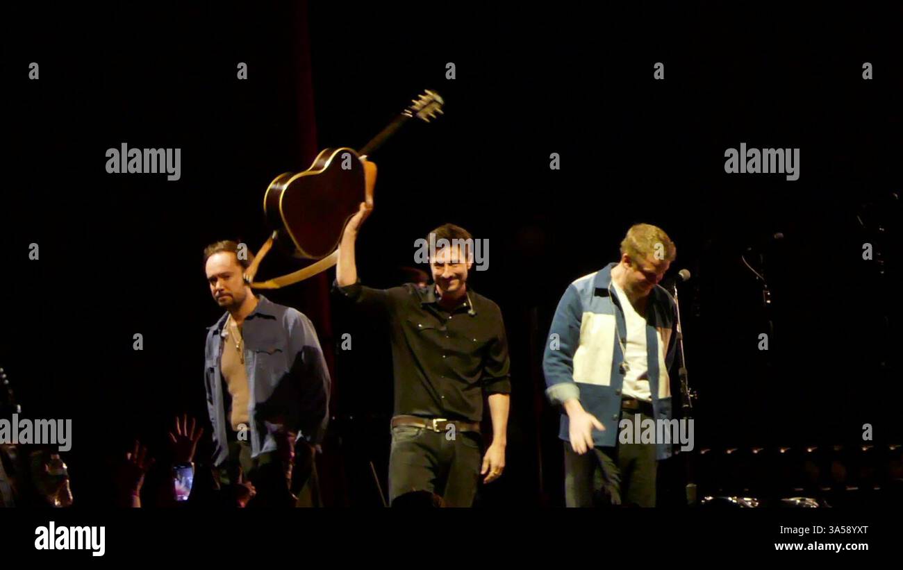 Los Angeles, California, USA 20th March 2025 Singer Marcus Mumford and ...