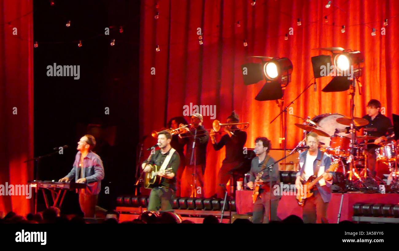 Los Angeles, California, USA 20th March 2025 Singer Marcus Mumford and ...