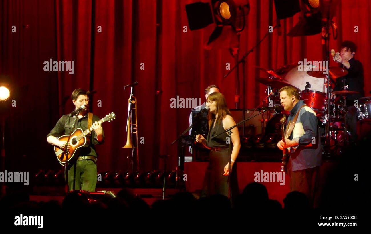 Los Angeles, California, USA 20th March 2025 Singer Marcus Mumford and ...