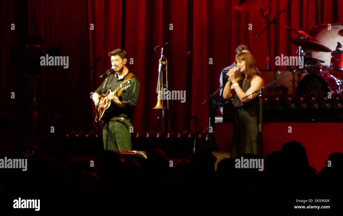 Los Angeles, California, USA 20th March 2025 Singer Marcus Mumford and ...