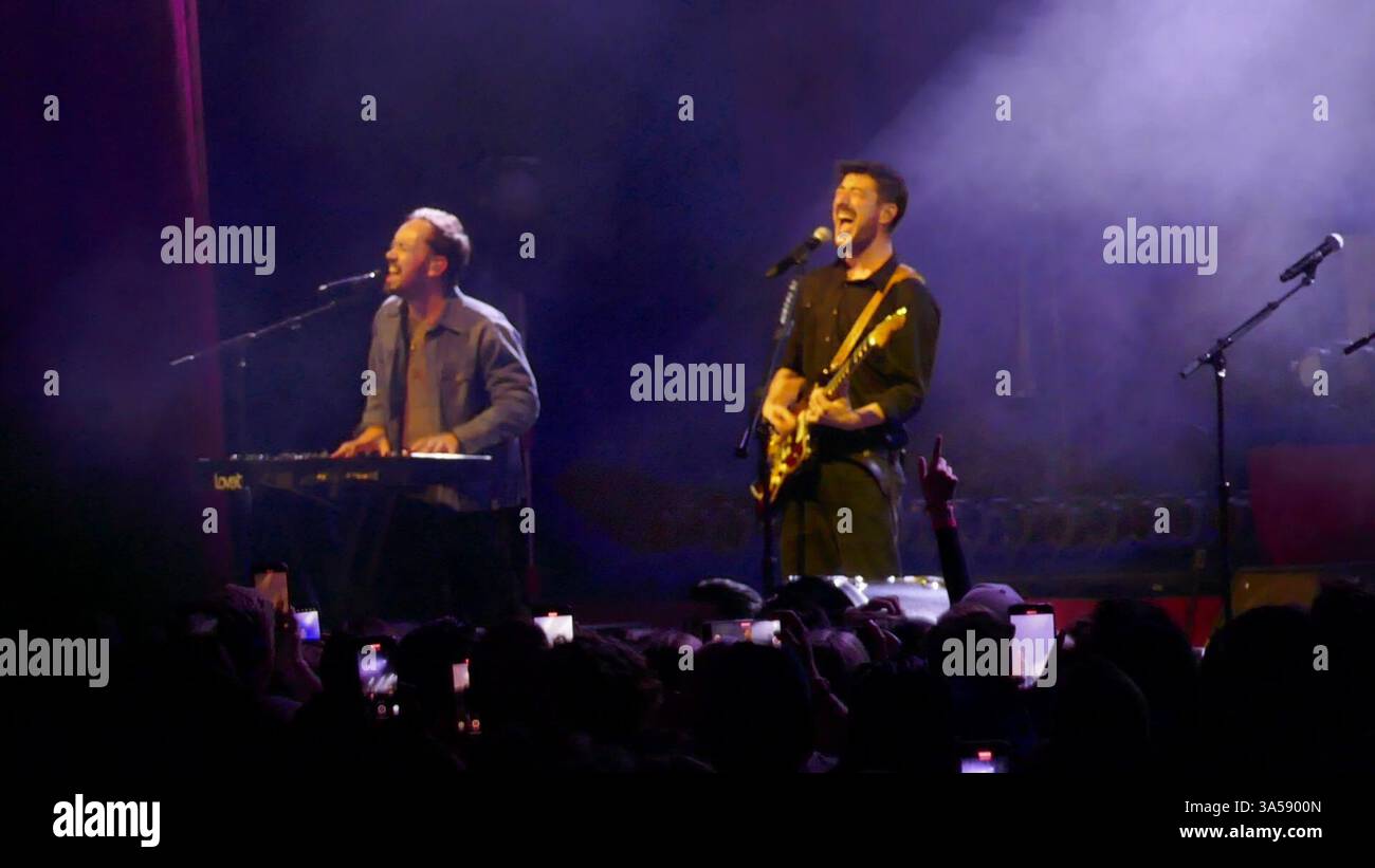 Los Angeles, California, USA 20th March 2025 Singer Marcus Mumford and ...