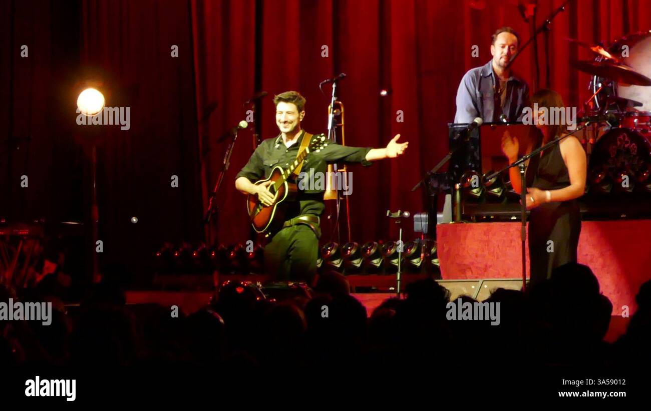 Los Angeles, California, USA 20th March 2025 Singer Marcus Mumford and ...