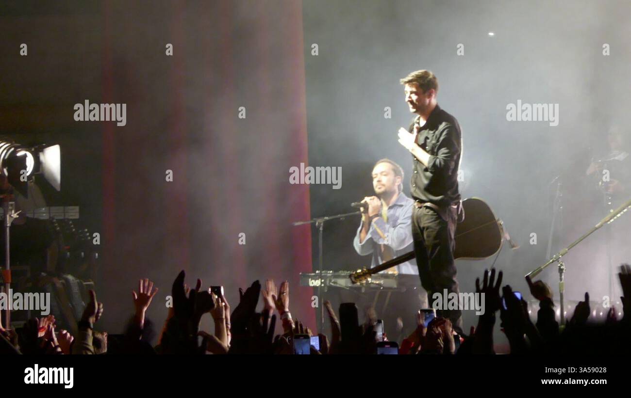 Los Angeles, California, USA 20th March 2025 Singer Marcus Mumford and ...