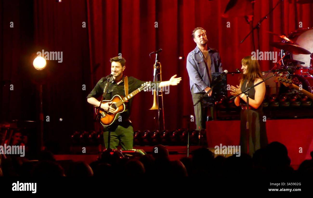 Los Angeles, California, USA 20th March 2025 Singer Marcus Mumford and ...