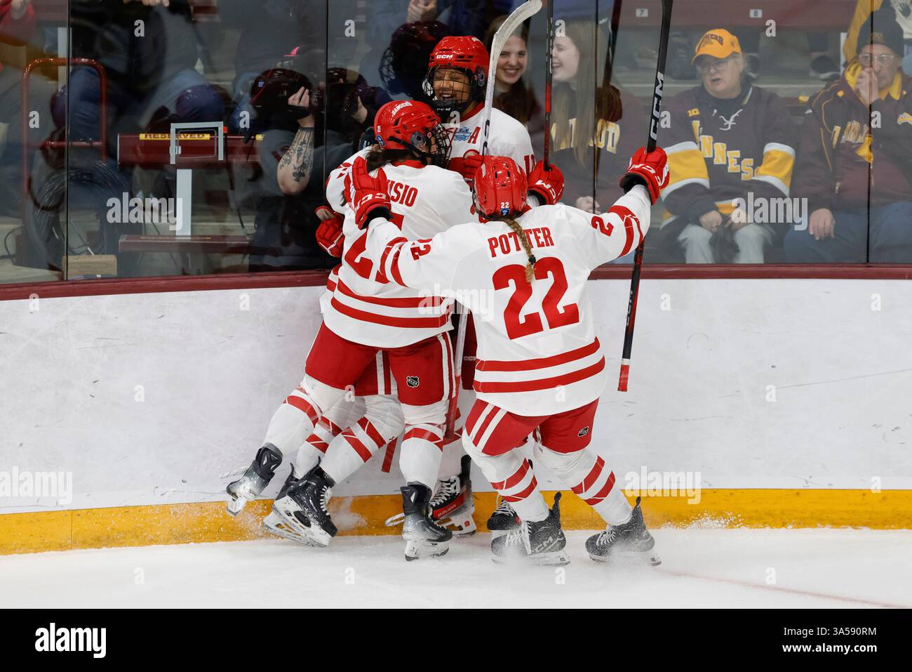 MINNEAPOLIS, MN - MARCH 21: Wisconsin Badgers Laila Edwards forward (10 ...