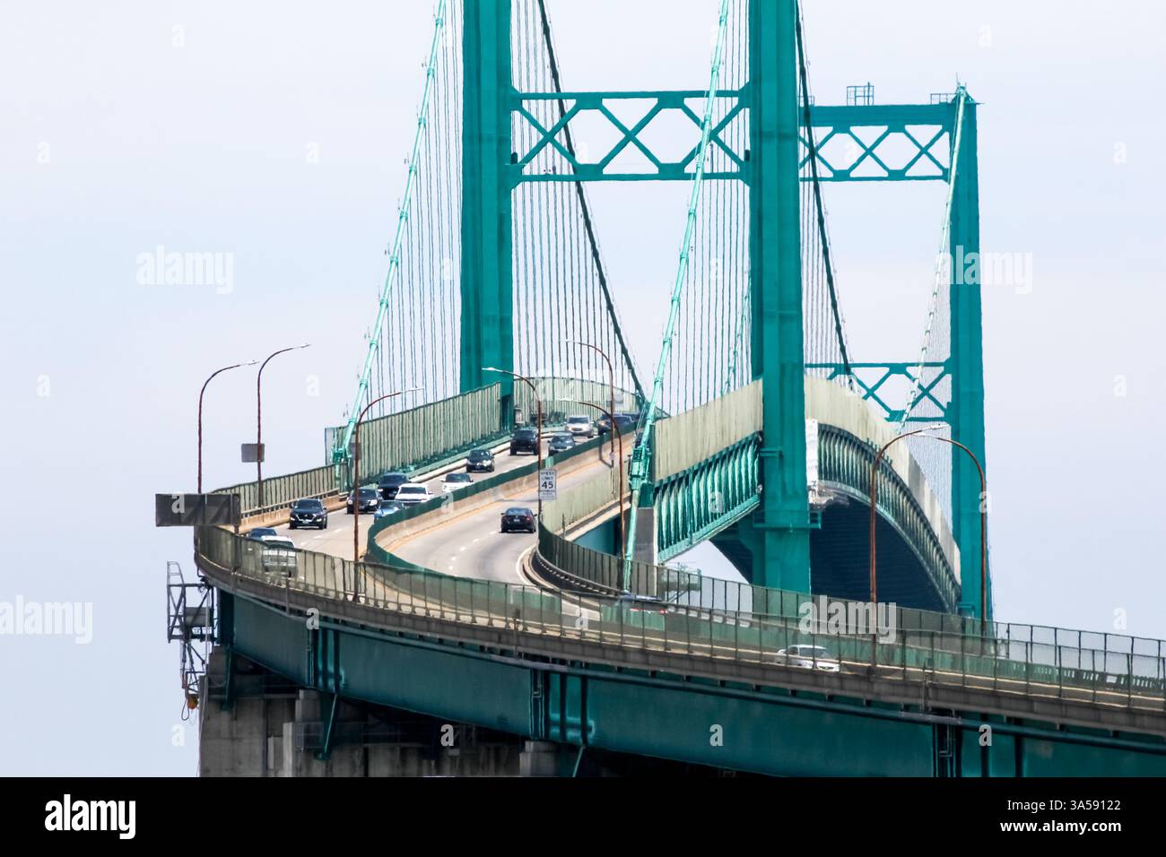 San Pedro, California, United States - 07-28-2019: A view of the ...