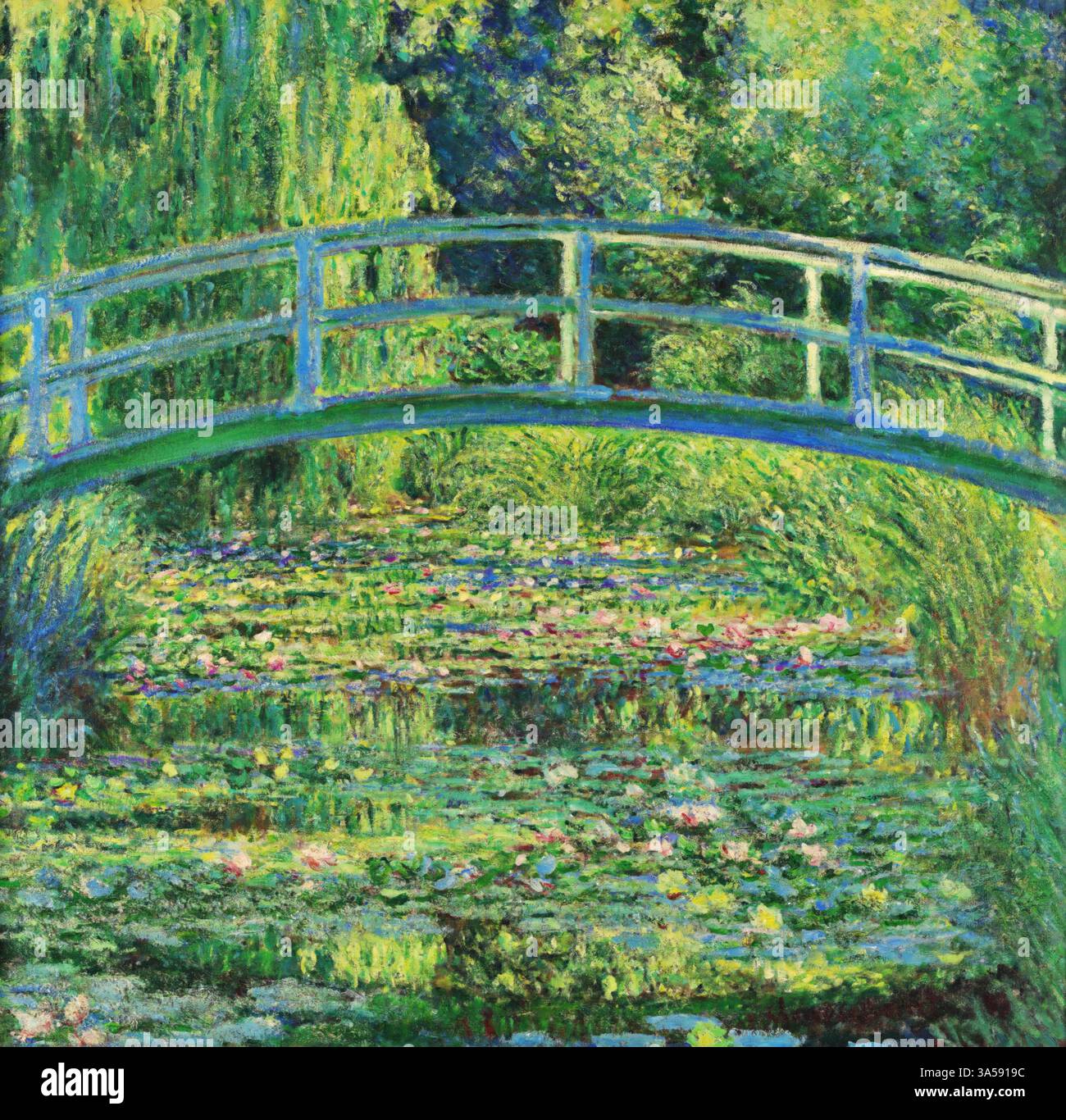 The Water-Lily Pond 1899 (Painting) by Monet, Claude (1840-1926) French ...