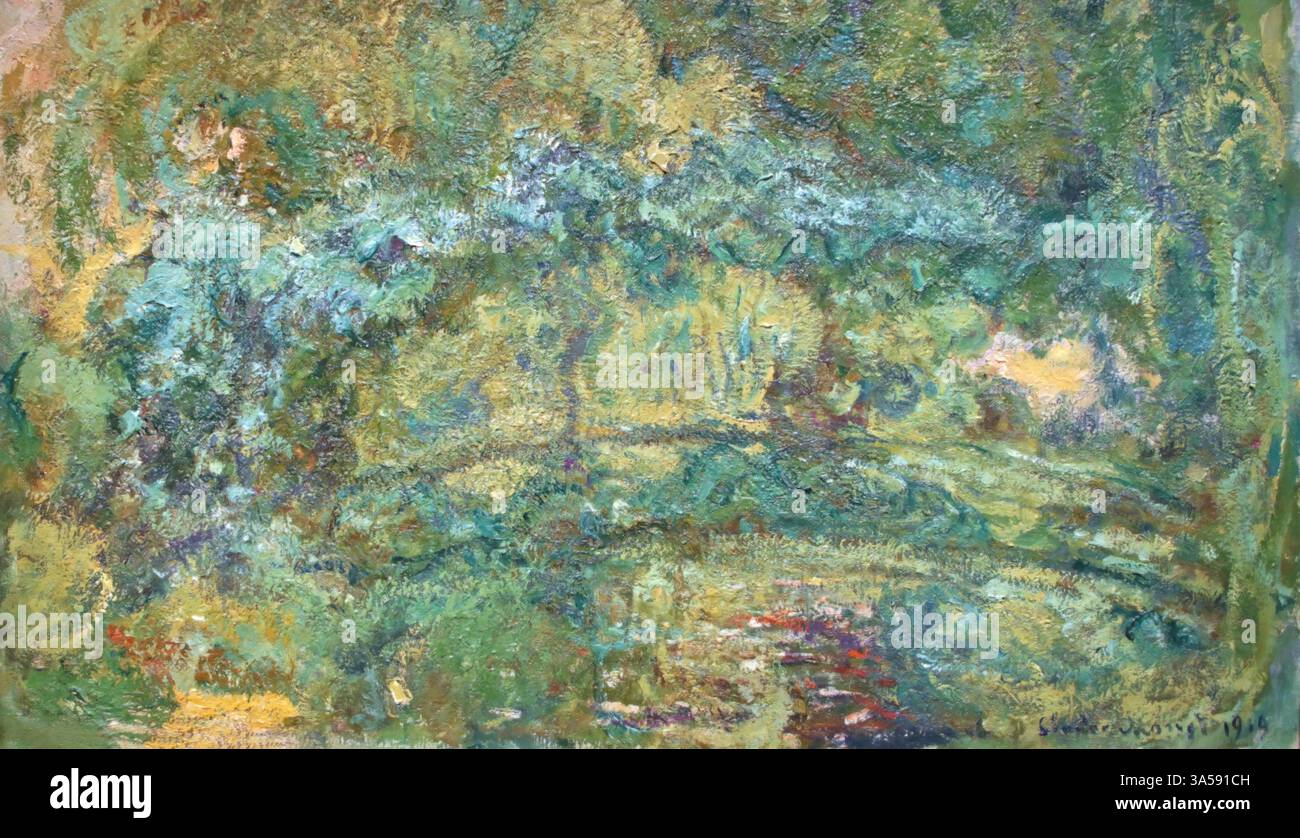 The Japanese Bridge 1919 (Painting) by Monet, Claude (1840-1926) French ...