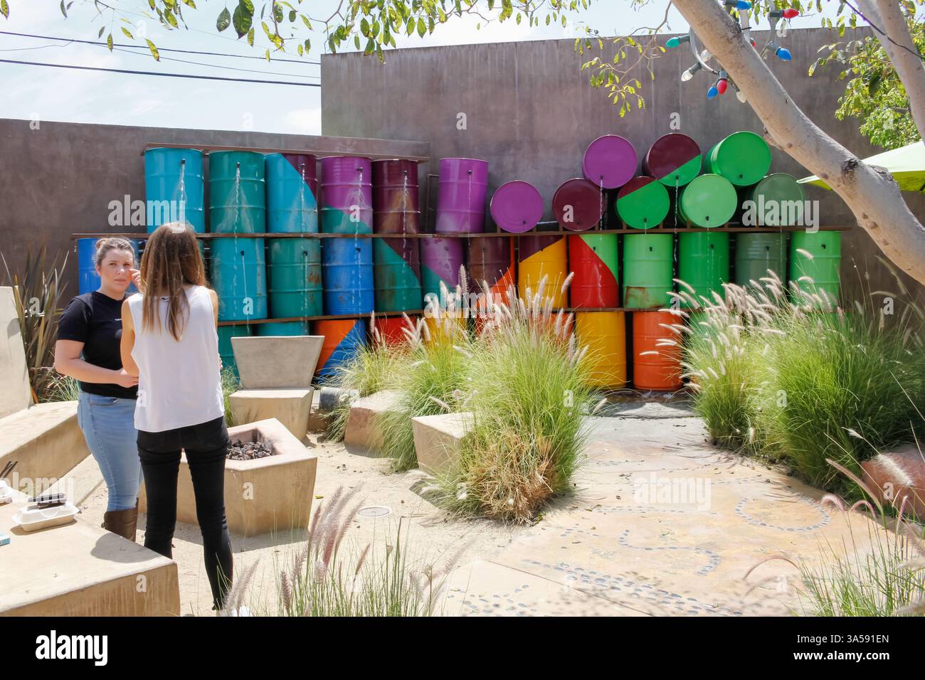 Costa Mesa, California, United States - 07-30-2019: A view of the ...
