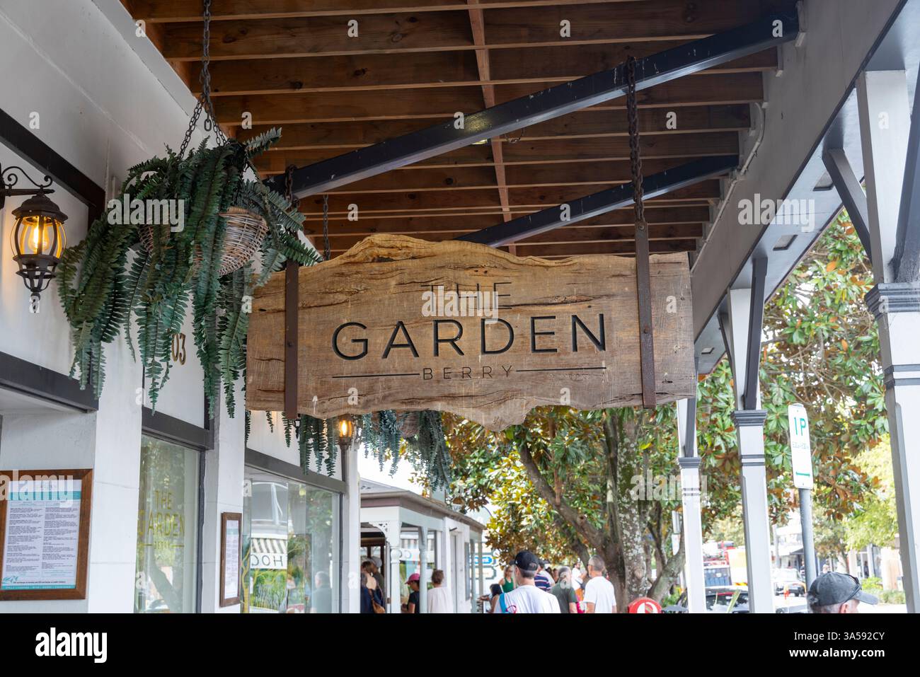 Berry village centre along Queen street, The Garden is a local cafe ...