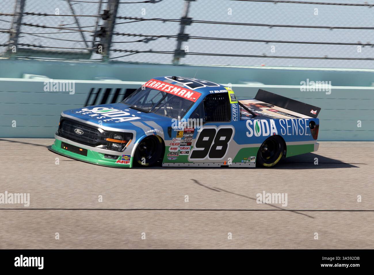 HOMESTEAD, FL - MARCH 21: Ty Majeski (#98 ThorSport Racing Soda Sense ...