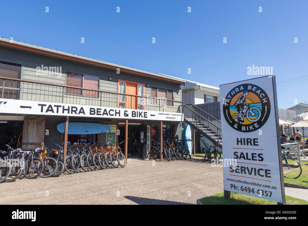 Tathra beach and bike hi-res stock photography and images - Alamy