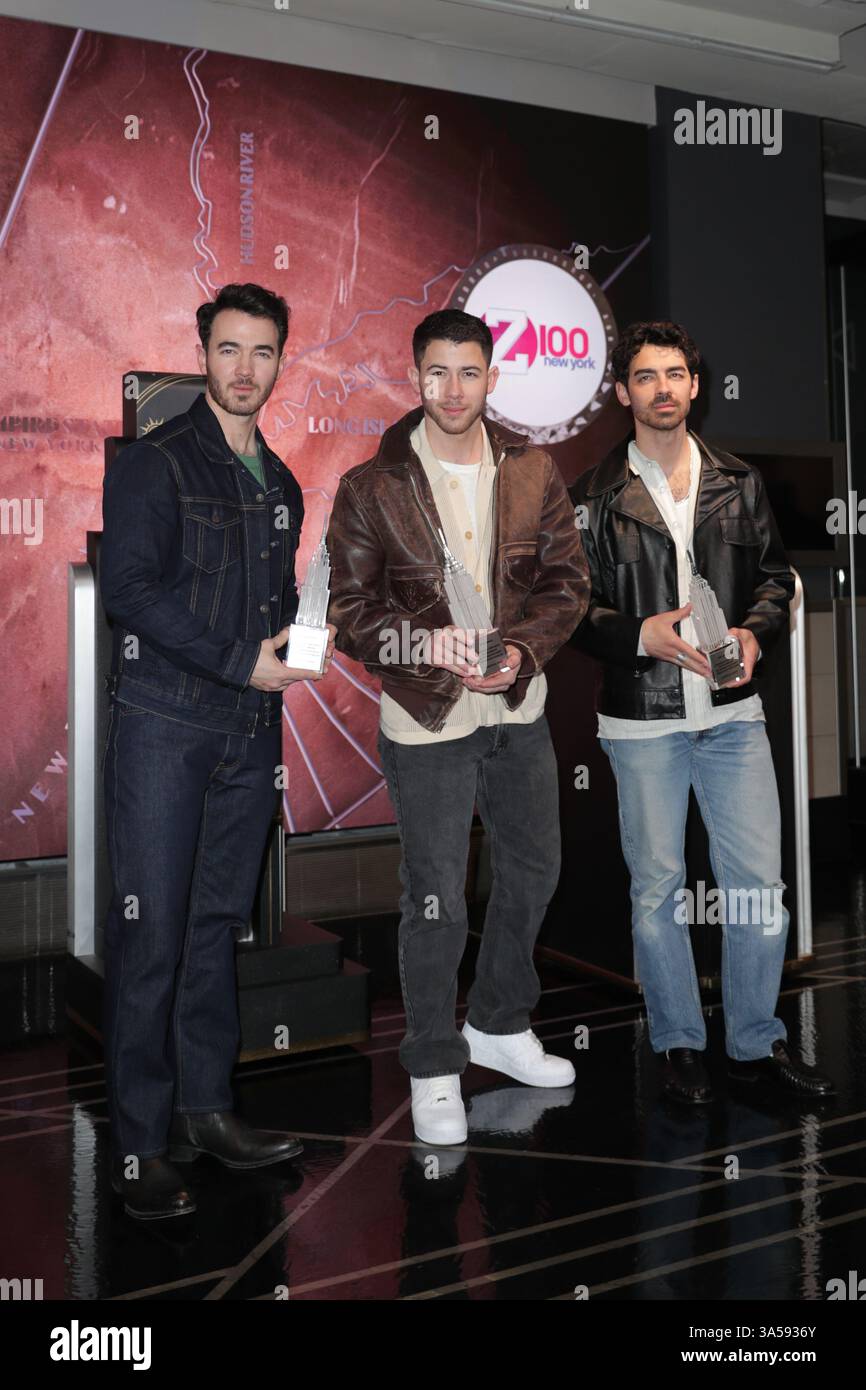 Ny, USA. 21st Mar, 2025. NEW YORK, NEW YORK - MARCH 21, 2025: Joe Jonas ...