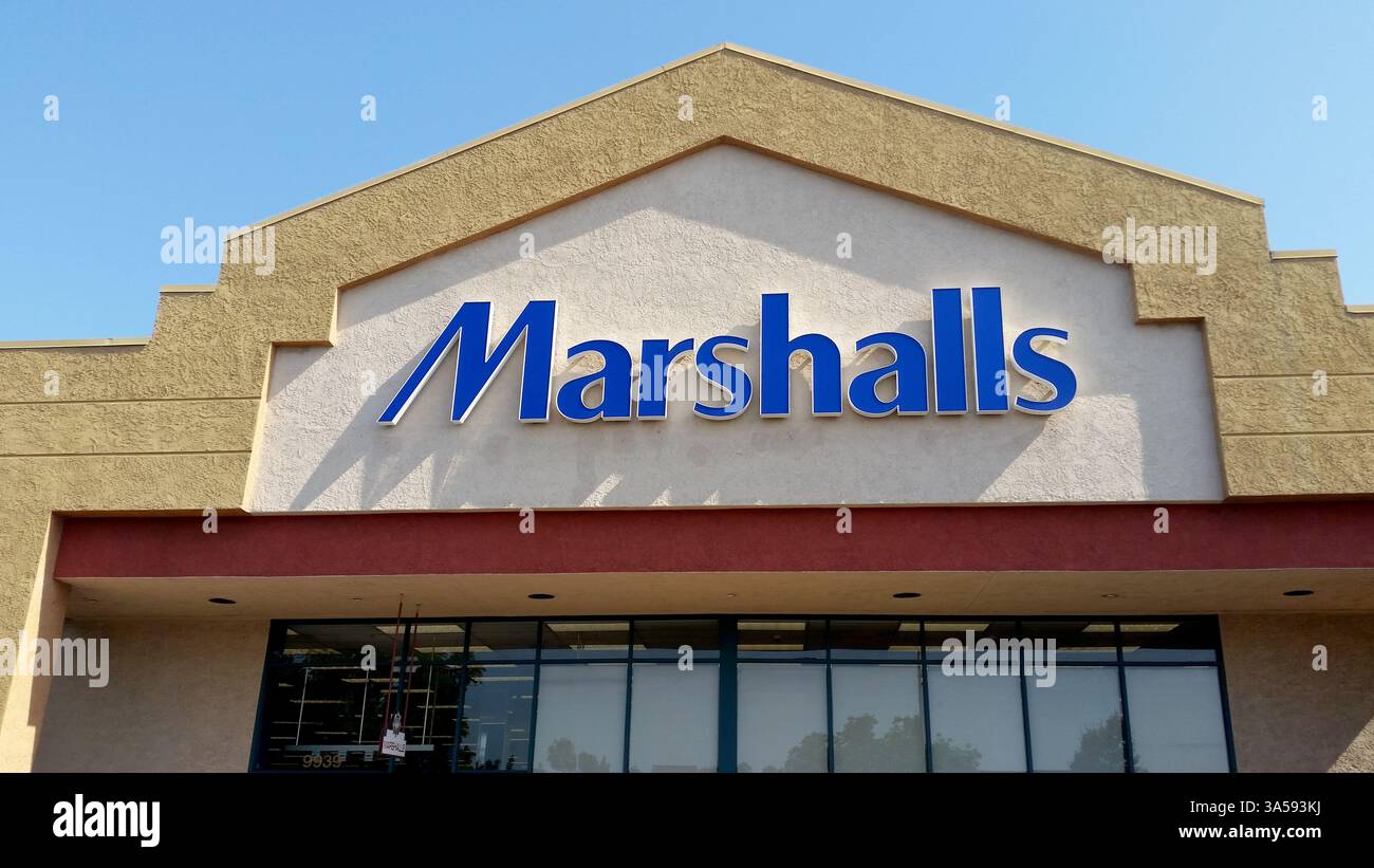 Los Angeles, California, United States - 08-07-2019: A view of a store ...