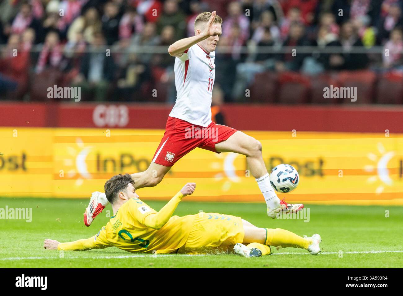 Stadion Narodowy, Warsaw, Poland. 21st Mar, 2025. FIFA World Cup ...
